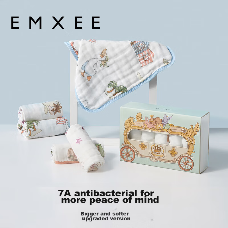 Manxi детский Drool слюнявчик, хлопковое Newborn Handkerchief, Gauze полотенце для лица, детский полотенце, Bath Face