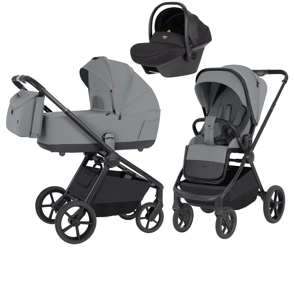 Универсальная коляска Carrello Epica 8511/1 3 в 1 Iron Grey С большими колесами!