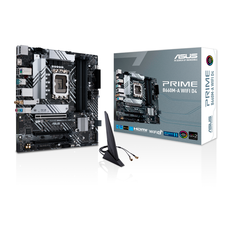 Материнская плата ASUS PRIME B660M-A WIFI D4, DDR4