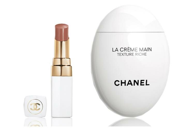 Комплект ухода женский CHANEL Refined Care, 2 предмета, крем для рук и бальзам для губ, защита от трещин