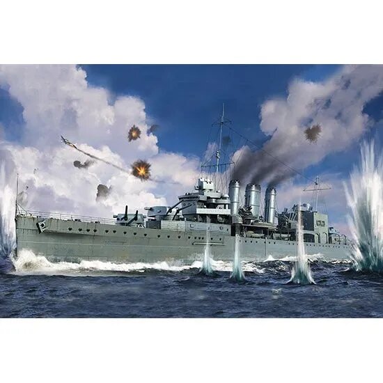 Trumpeter 06734 1/700 Сборная модель судна Trumpeter HMS Cornwall