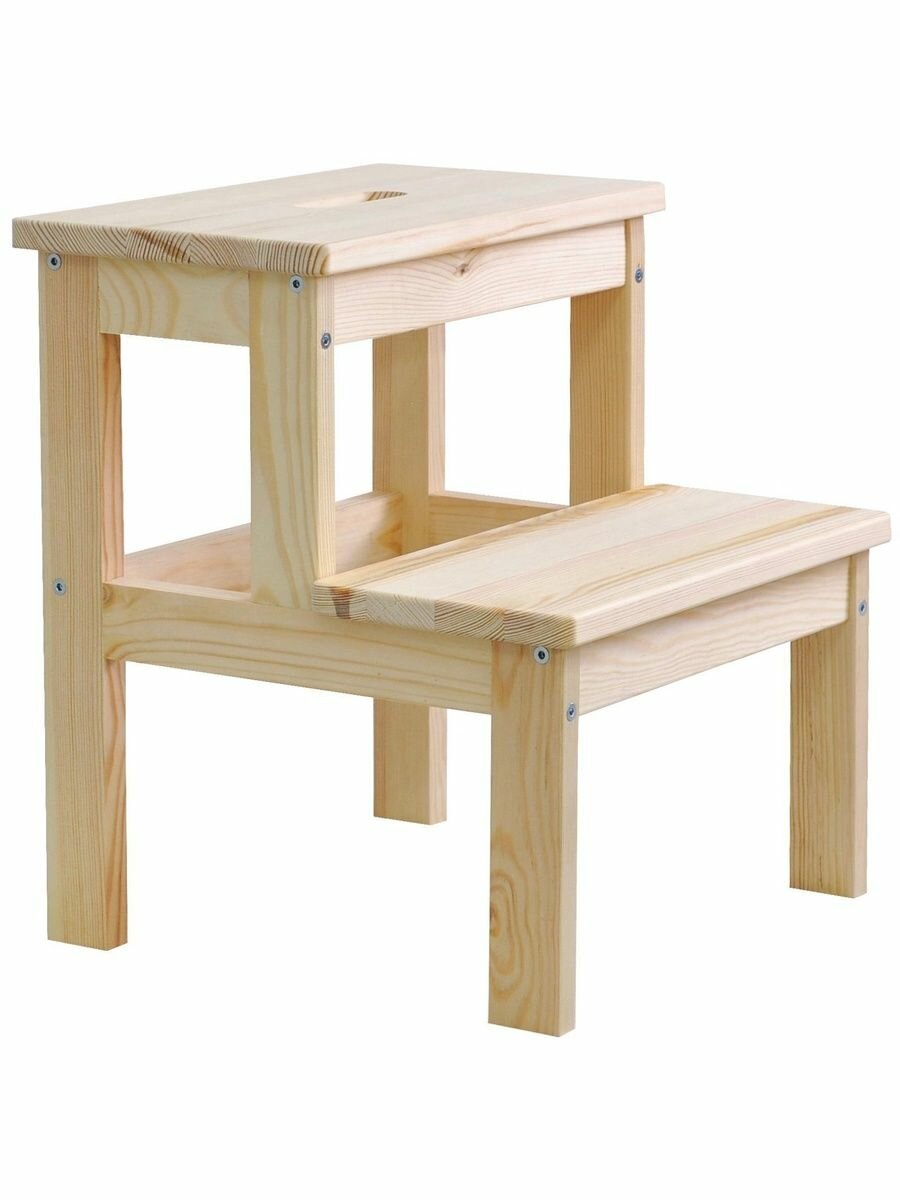 Табурет для кухни, 38х38х43, Беквэм, стремянка, деревянный степ-стул, Dipriz
