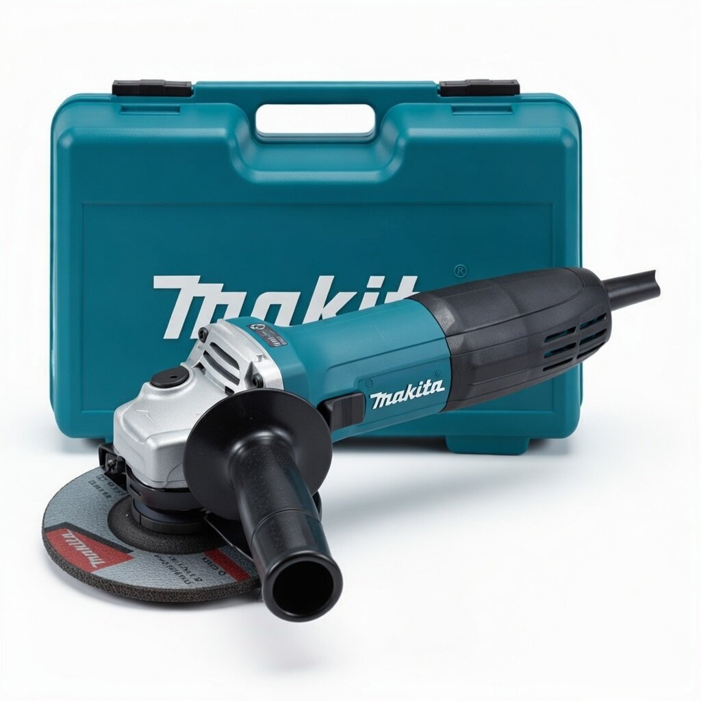 Угловая шлифмашина Makita GA5030RK, 125мм, с кейсом, пылезащита, антирестарт