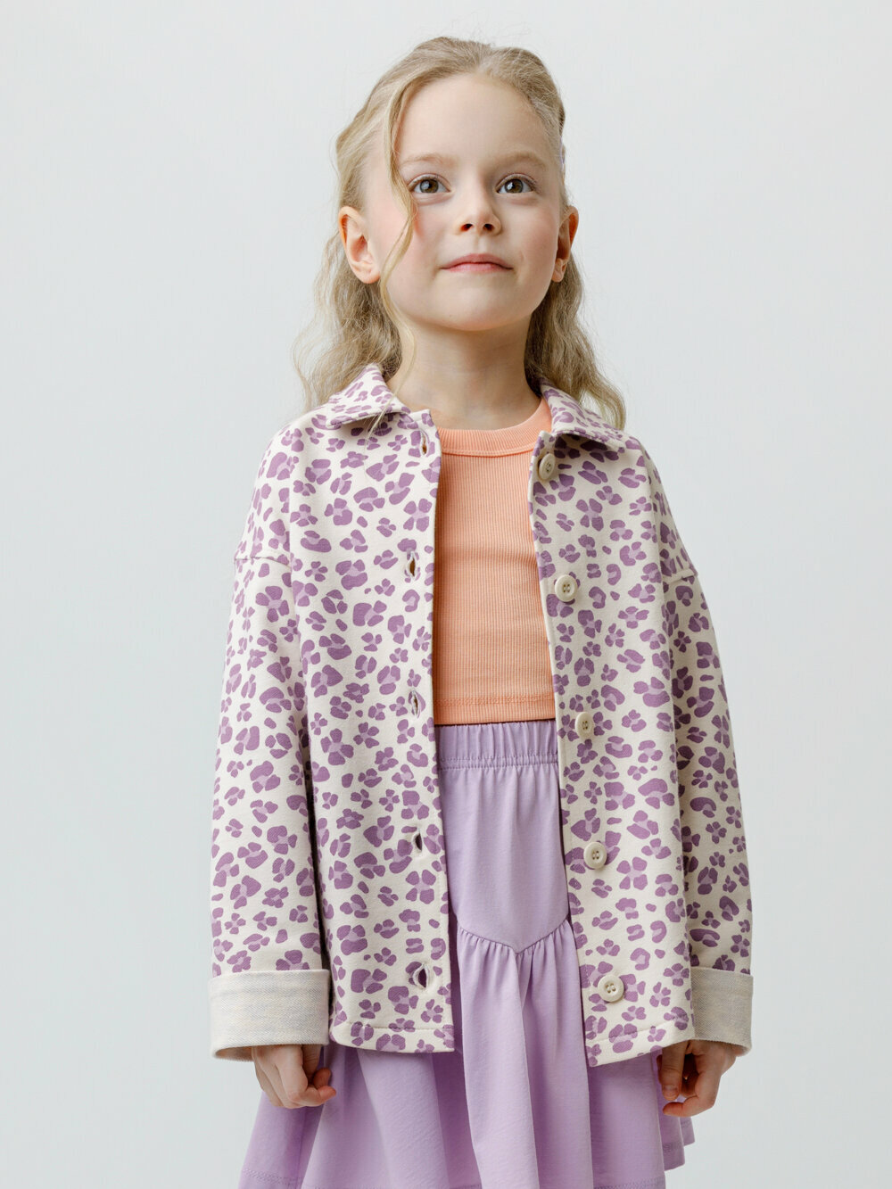 Рубашка хлопковая для девочки