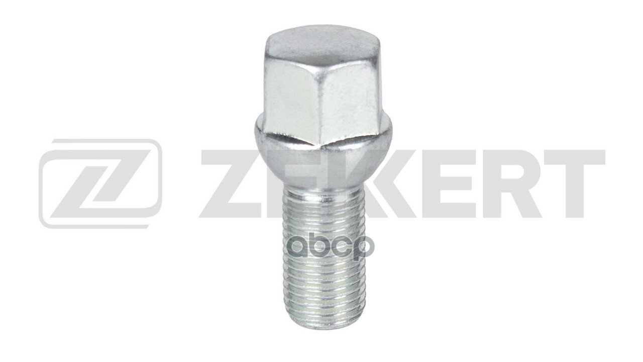 Болт колесный сфера M14 x 1 5 длина резьбы 25 ключ 19 Цинк Zekkert арт. be-4146