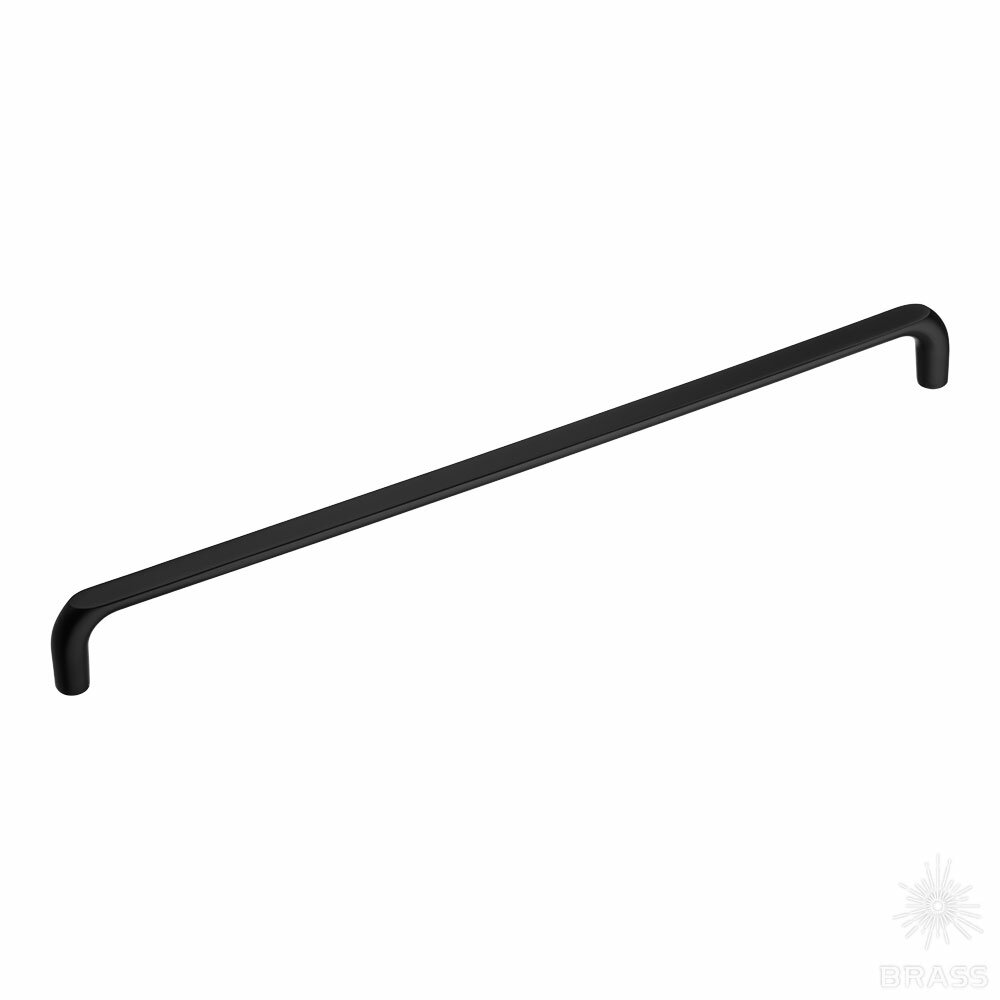 395-320-Matt Black Ручка скоба модерн, чёрный 320 мм, турция