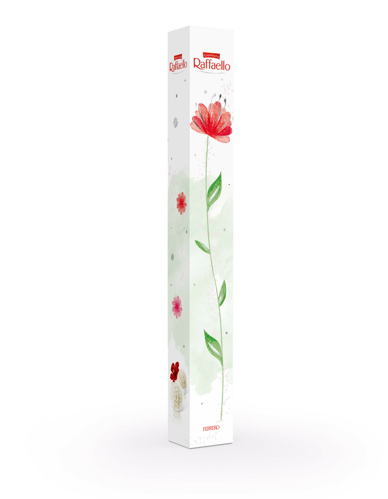 Конфеты Raffaello с миндалем 80г туба весна 1 штука, подарочные