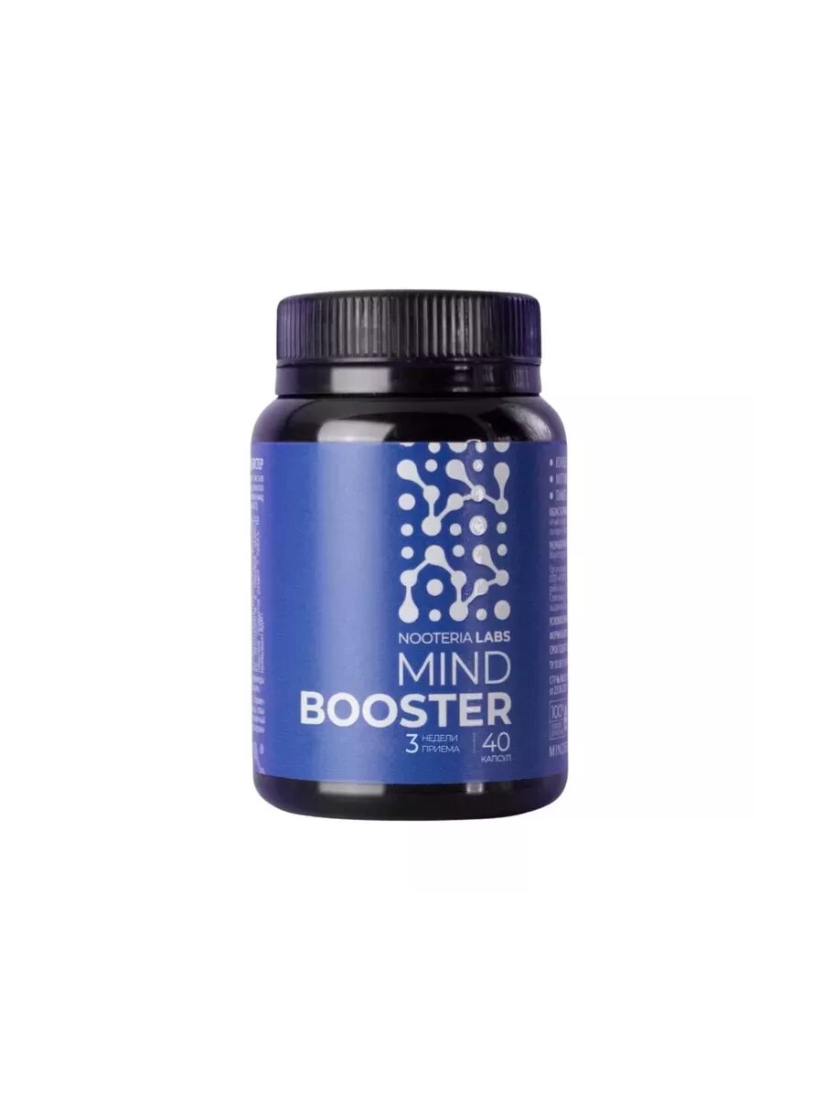 Nooteria Labs Mind Booster Маинд Бустер 40 шт. капсулы массо