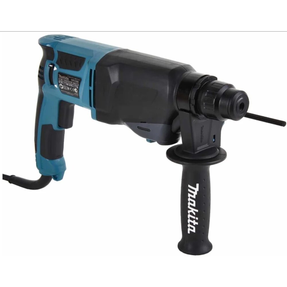 Перфоратор Makita HR2300 с мощностью 720 Вт, частотой ударов до 4600 уд/мин, 2 режимами и типом хвостовика — фото 1