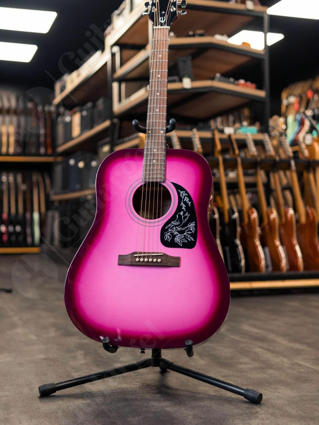 Акустическая гитара Epiphone Starling Hot Pink Pearl