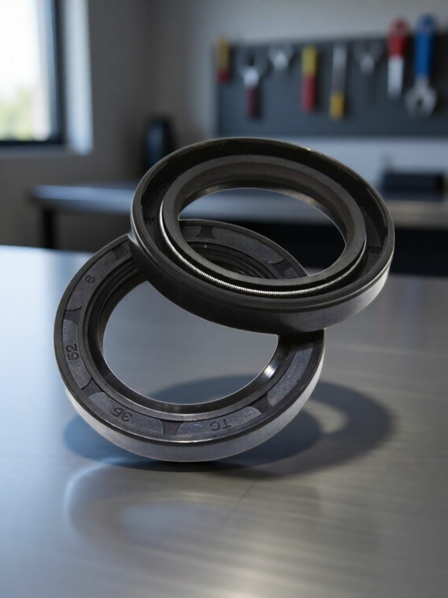 Сальник универсальный, совместимый для генератора CHAMPION GG7000С ATC, GG5000, GG8000E, 2 шт.