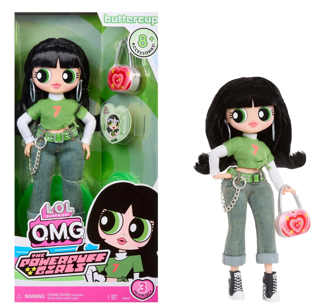 Кукла модельная с аксессуарами L.O.L. Surprise! OMG Powerpuff Girls Buttercup