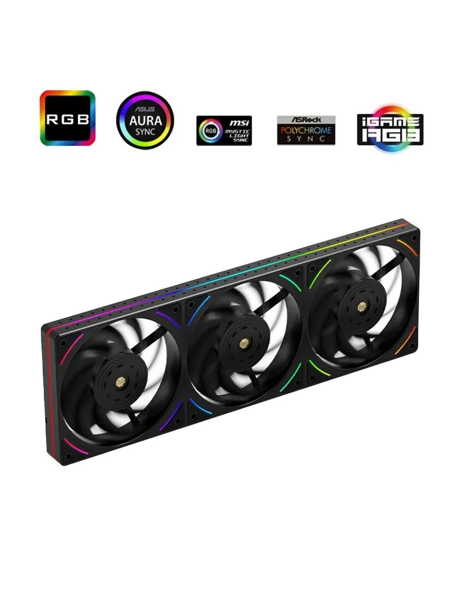 Комплект вентиляторов Thermalright TL-UB36, 360мм, ARGB, 27дБ