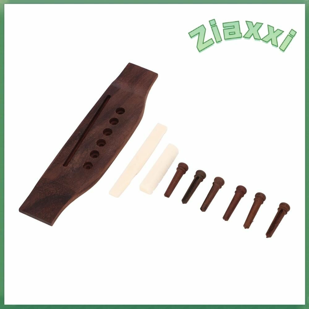 Запчасти для акустической гитары, набор из костяного подставки, для удобства игры