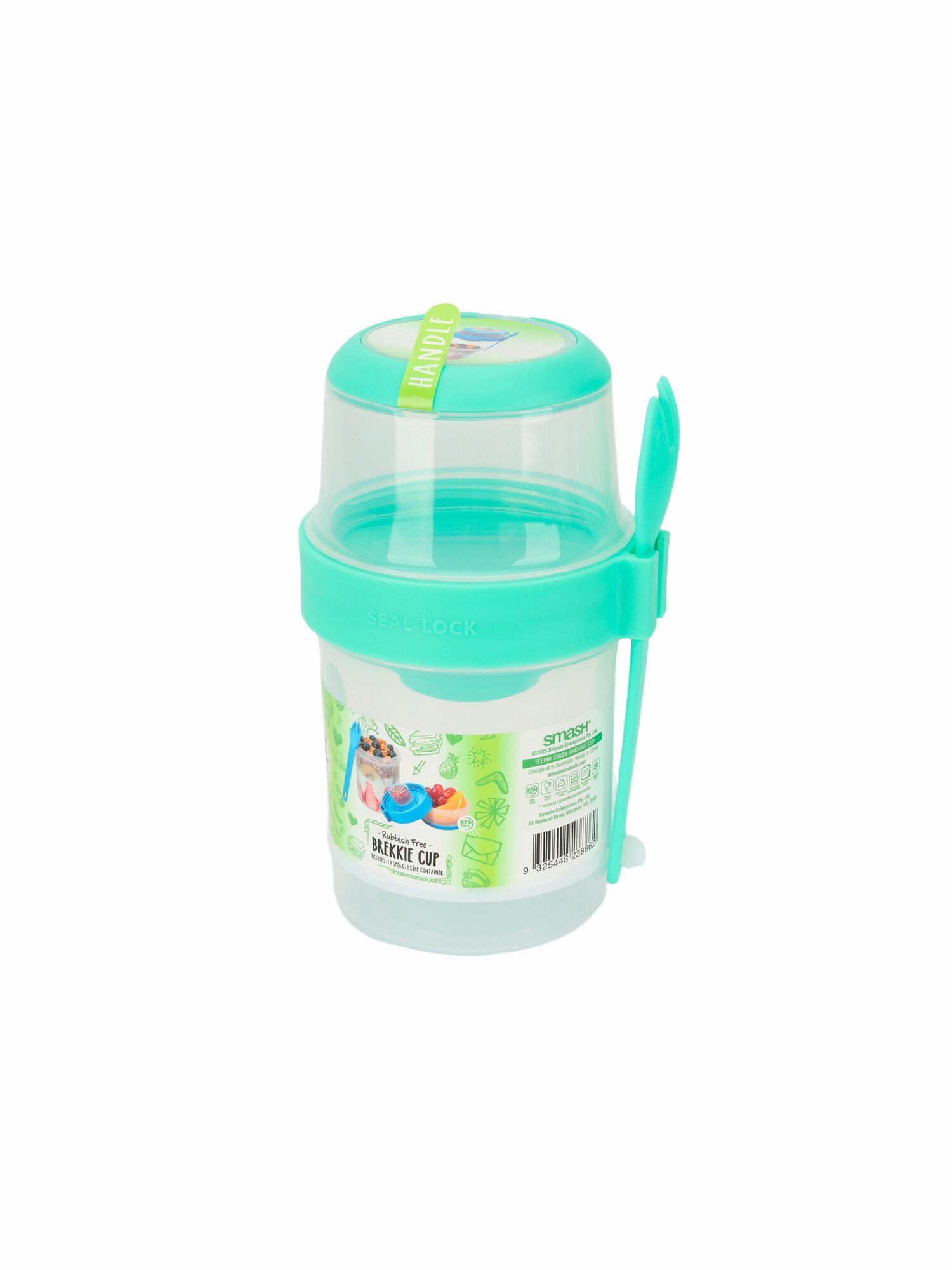 Контейнер круглый Smash 780мл зеленый 35038