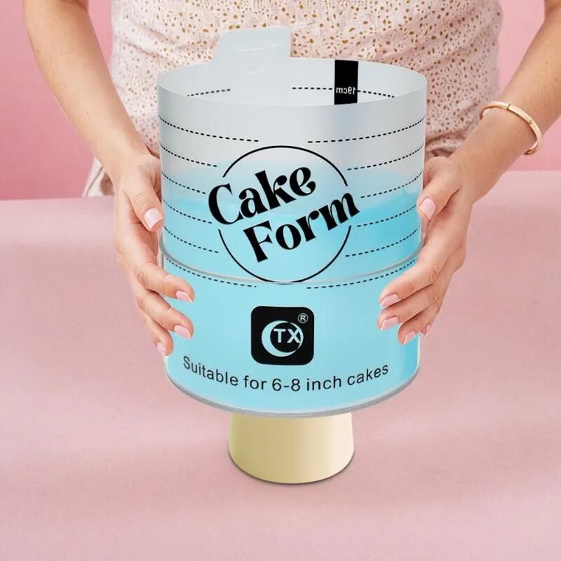 Набор для выпечки Cake Form для тортов 4-6 и 6-8 дюймов, регулируемый размер, для выпечки — фото 1