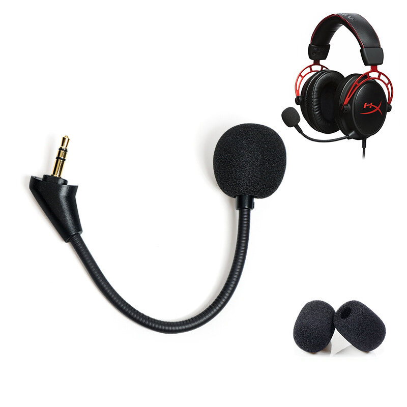 Сменный микрофон для игрофовых наушников HyperX Cloud Alpha черный