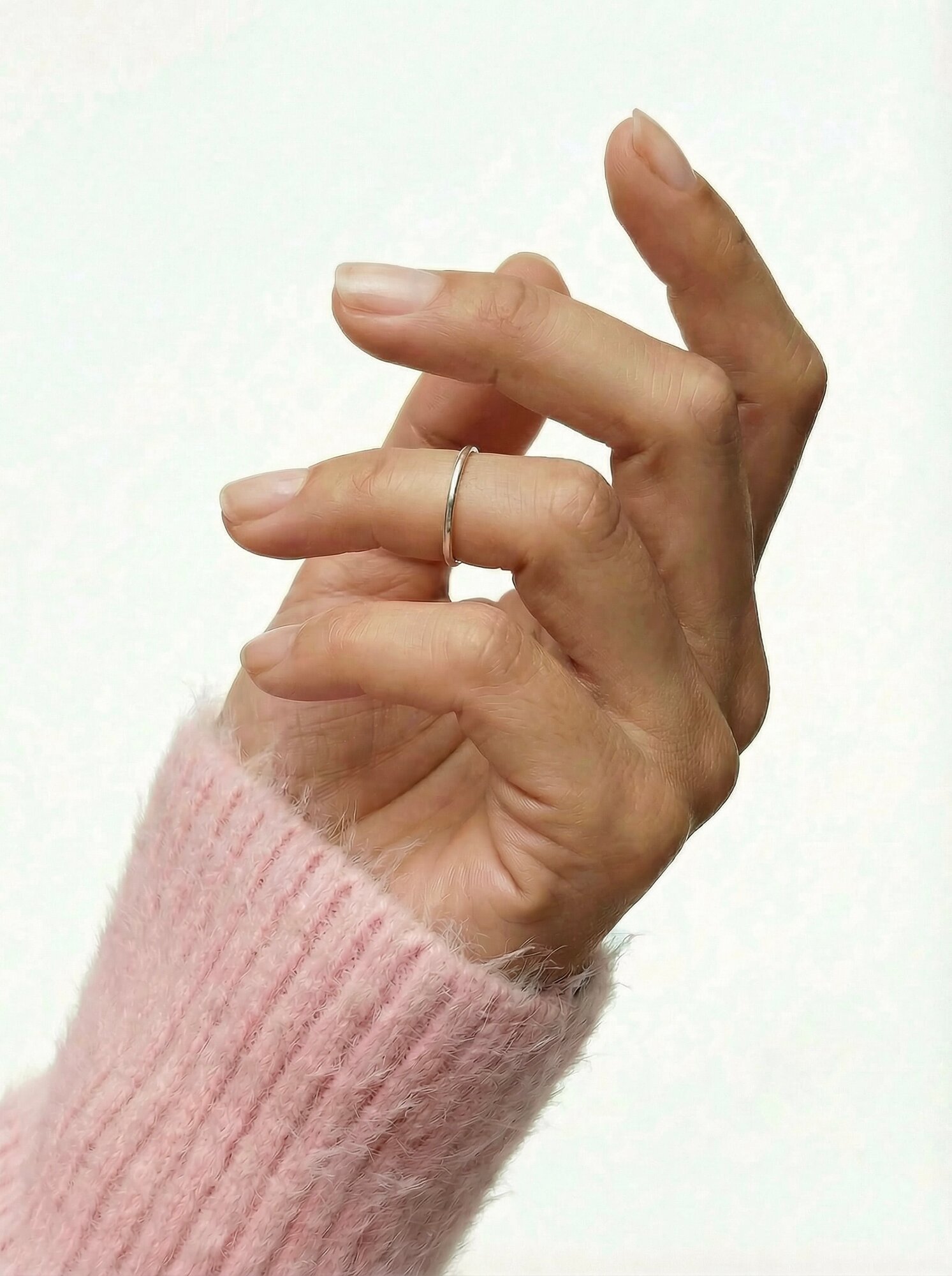 Кольцо на фалангу, серебро, 925 проба
