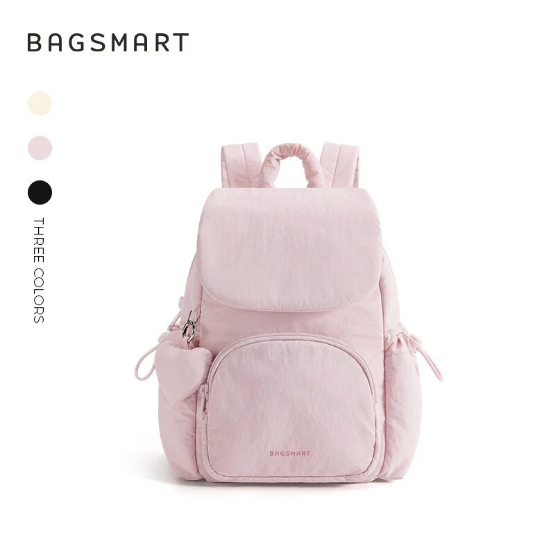 BAGSMART розовый рюкзак для девочек-подростков