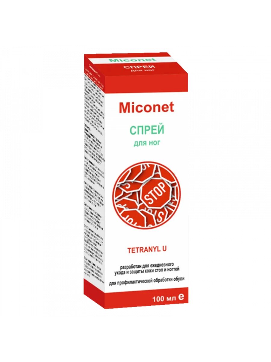 Миконет Спрей для ног, спрей, 100 мл, 1шт.