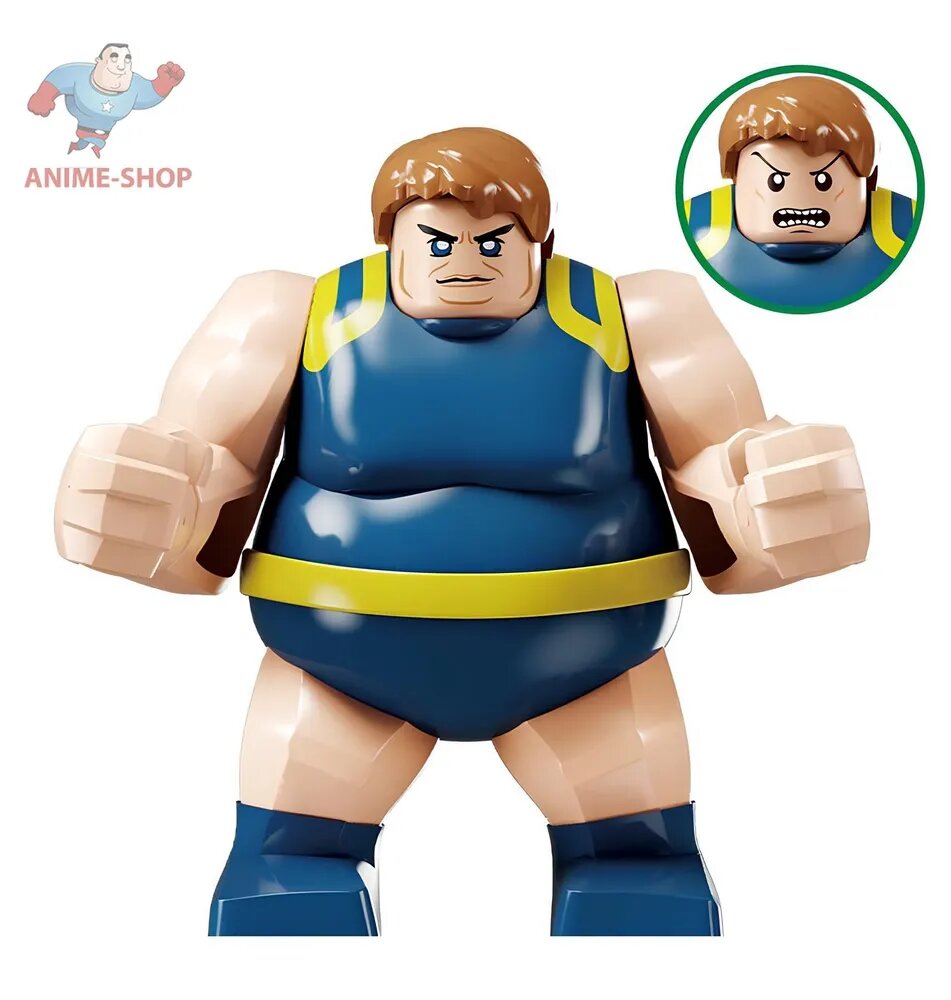 Фигурка Люди Икс Блоб / X-Men Blob совместима с конструкторами (8см, пакет) RT062 - ABS пластик