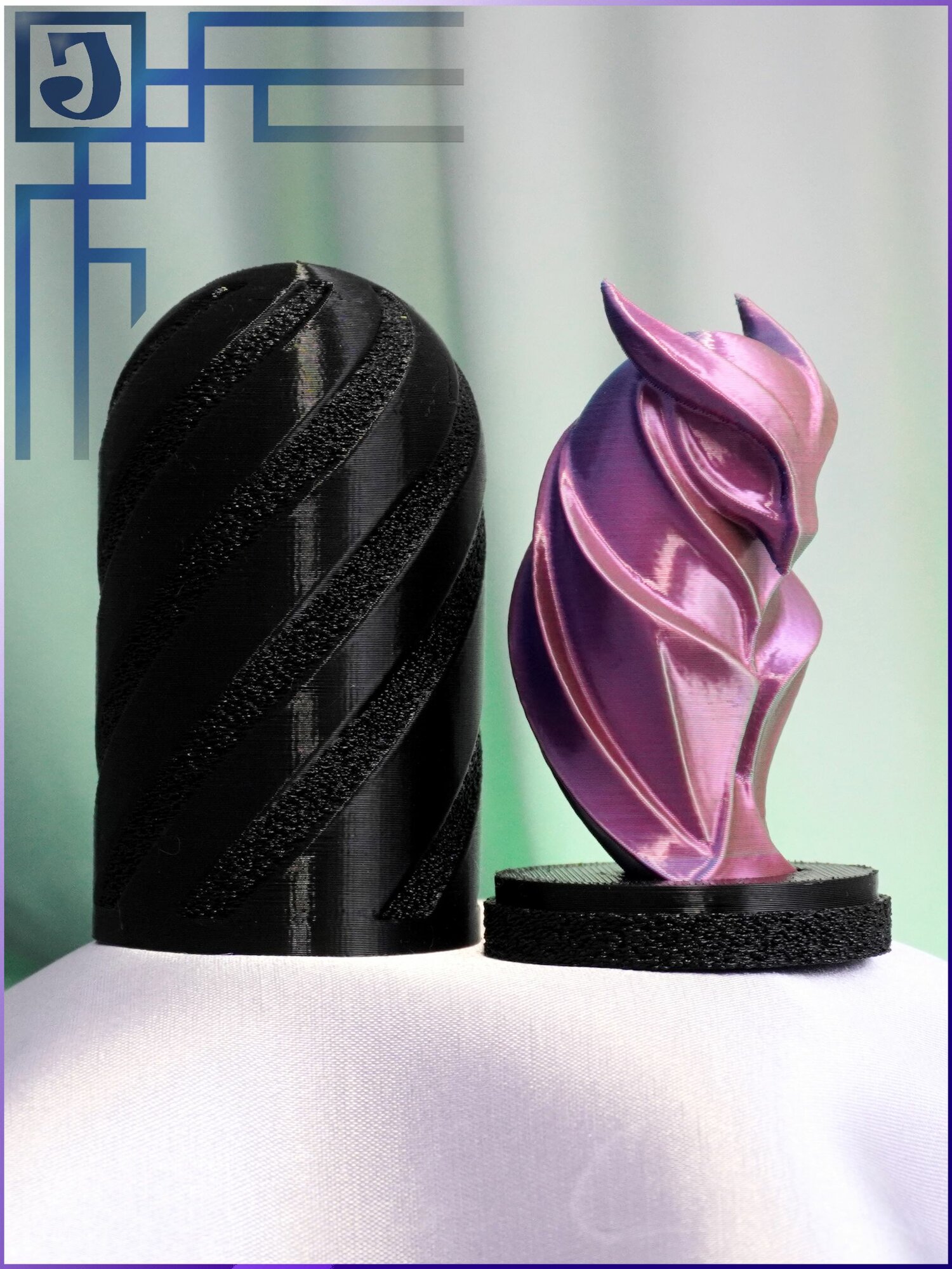 Статуэтка Сова яркая фигурка с эффектом хамелеона, с магнитом. Миниатюры животных