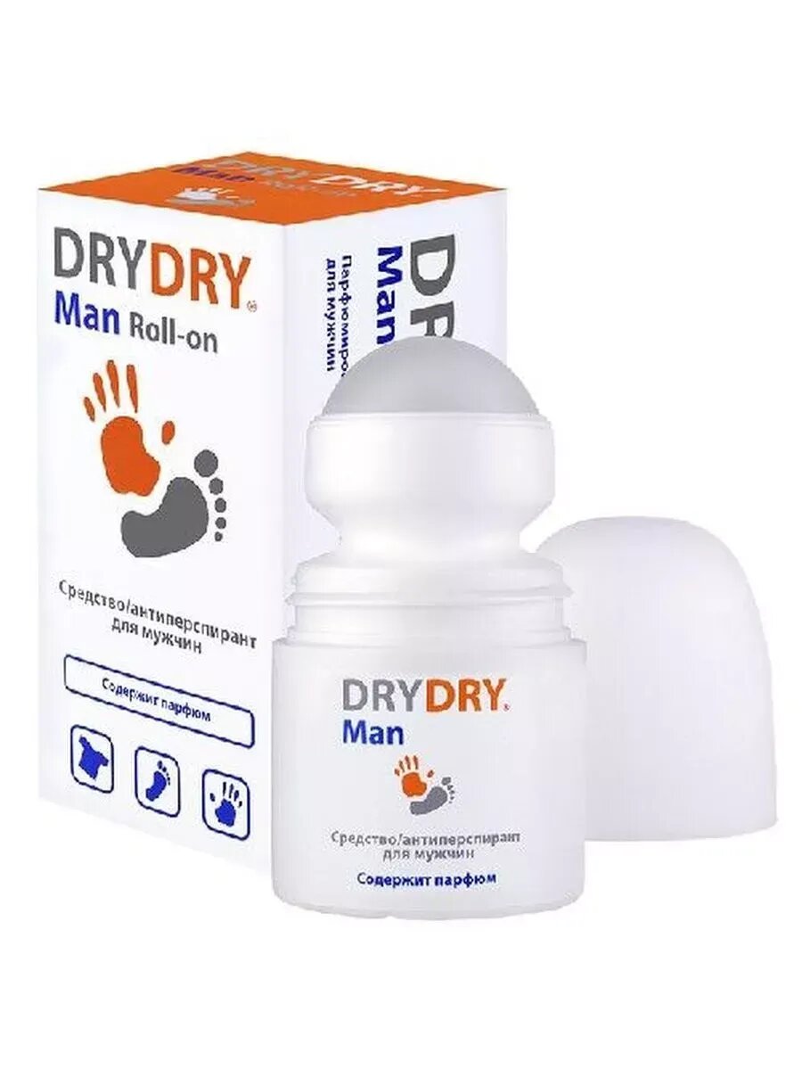 Dry dry man дезодорант-антиперспирант для мужчин 50мл-1 шт