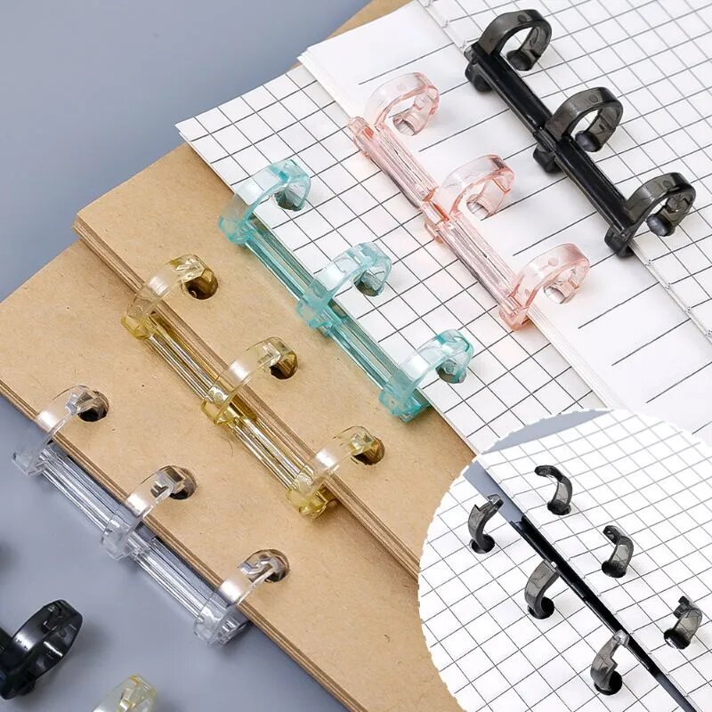 Переплетное кольцо с 3 отверстиями и большим шагом, 1 шт.