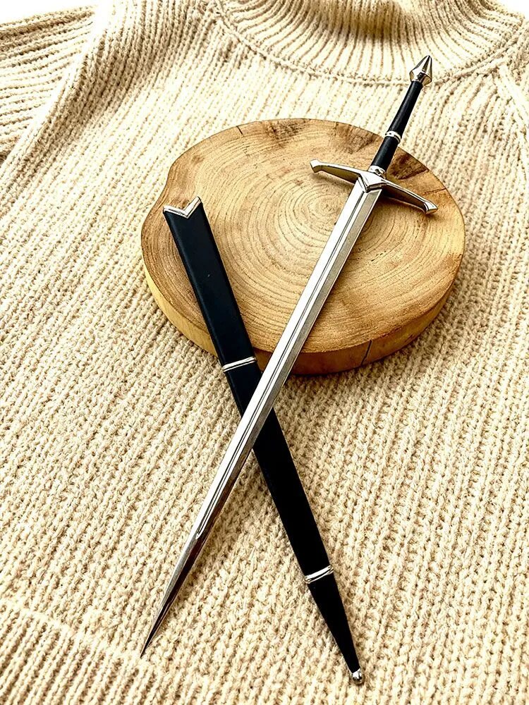 Игрушечная модель меча Гэндальфа Арагорна из серии игр "Ведьмак 3: Дикая охота" Аксессуары ручной работы