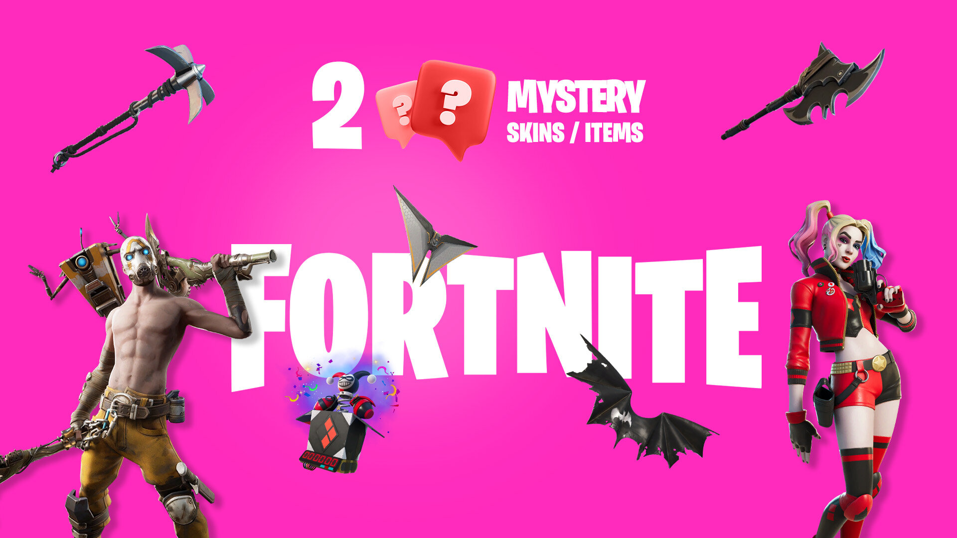 2 Mystery Fortnite Skins / Items PC Epic Games Ключ | купить цифровой ключ для активации в России