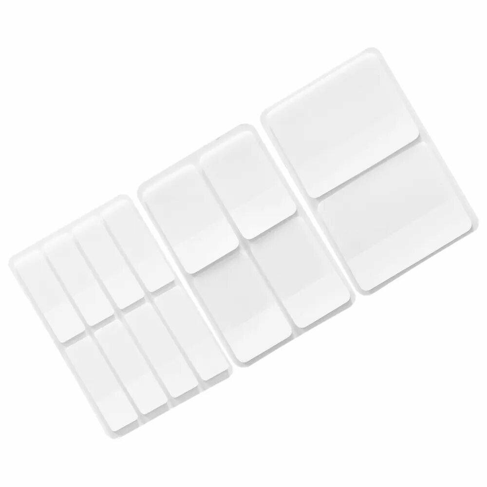 Самоклеящиеся белые индексные закладки из бопп для организации заметок дома, 3 блока