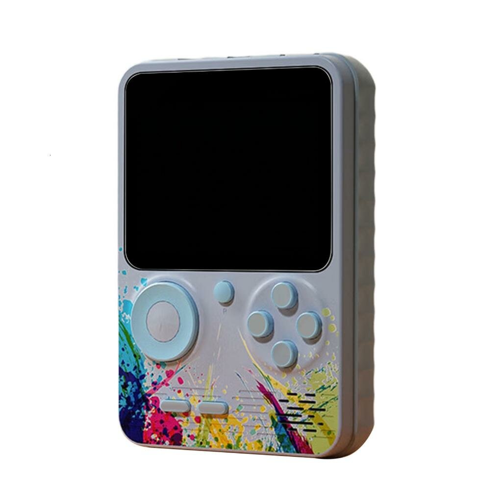 Игровая консоль с 500 классическими играми, Серый - Одиночный