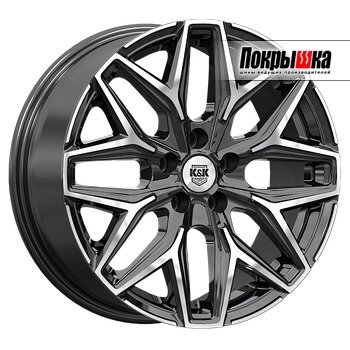 Диски литые K&K Ариус (алмаз черный) 7.0х17/4х108 D63.4 ET36.0