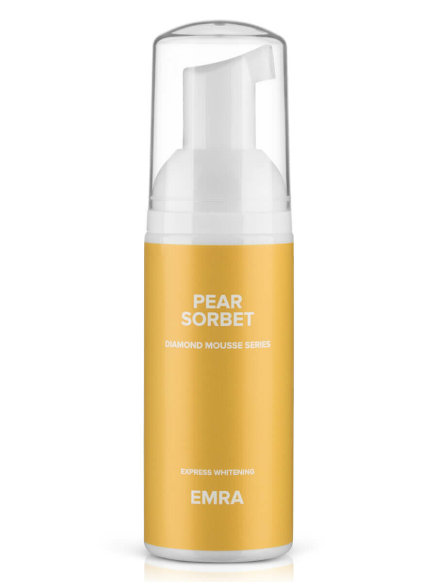 Очищающая пенка Diamond Mousse Pear sorbet - грушевый сорбет, 60 мл, EMRA