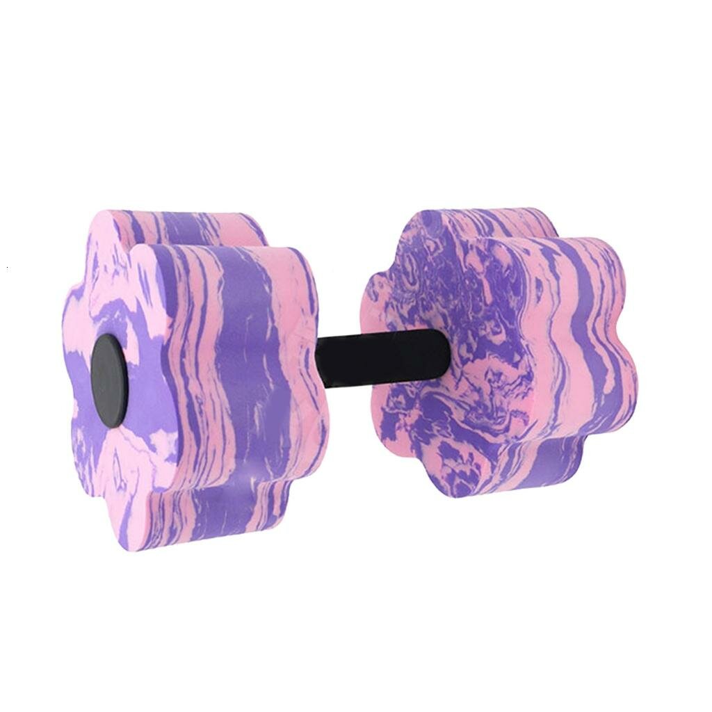 Водные гантели с мягкими ручками, Фиолетовый и розовый