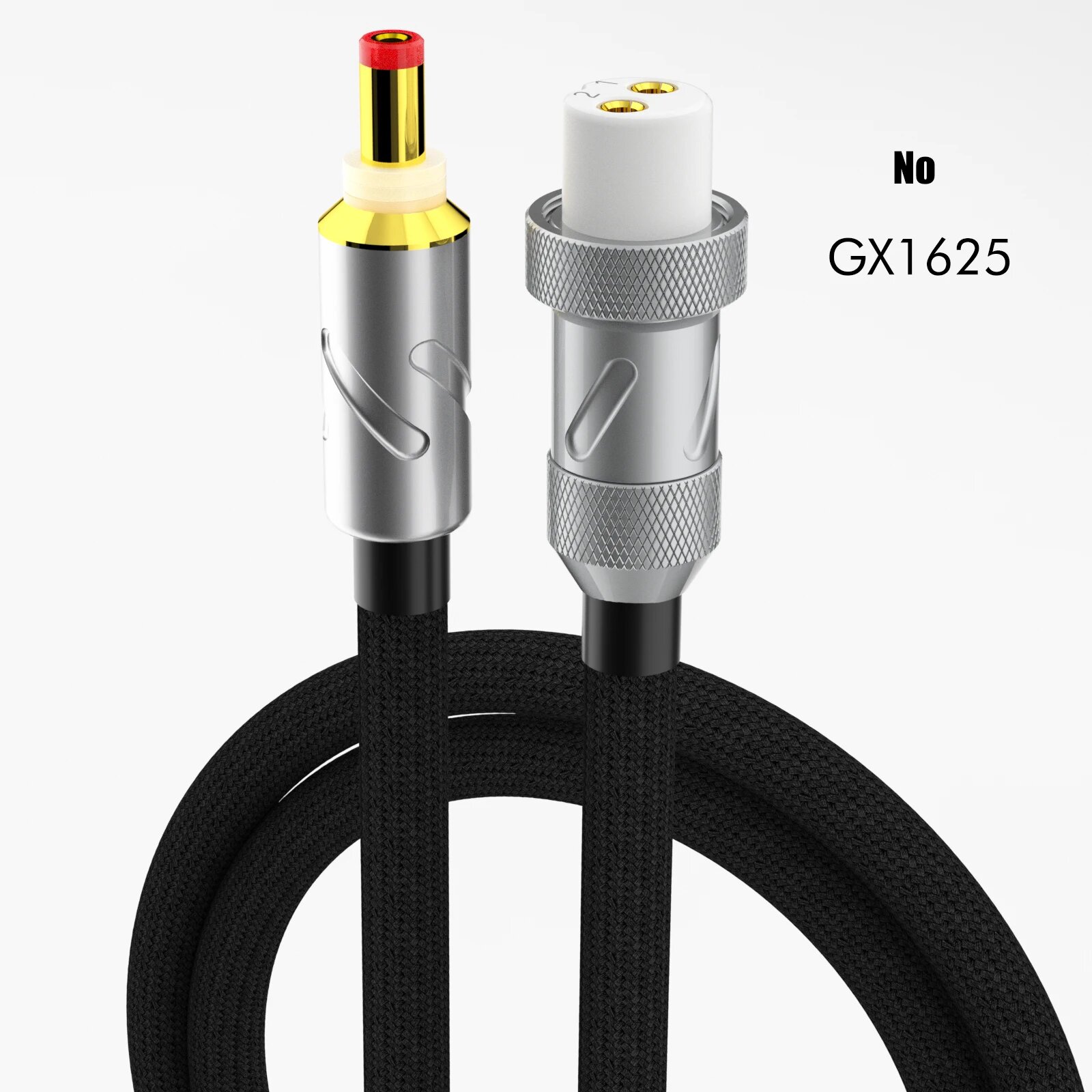 Кабель Monosaudio Pure Silver GX12/GX16 2 Pin к DC2.1/DC2.5MM GX16G TO DC25G, 1 м