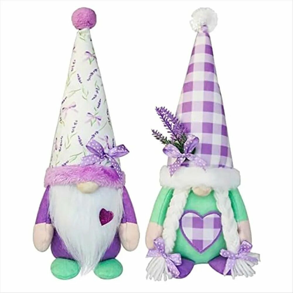 Лавандовые гномы, плюшевые скандинавские куклы-эльфы Tomte Flower Gnomes