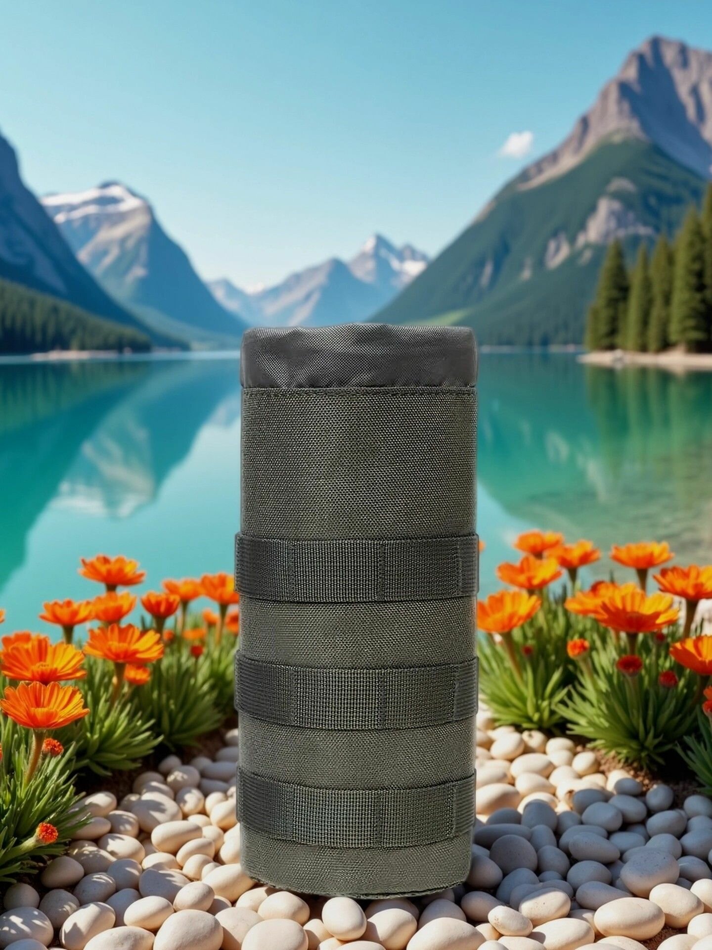 Сумка для бутылки с водой на 1л, подсумок тактический