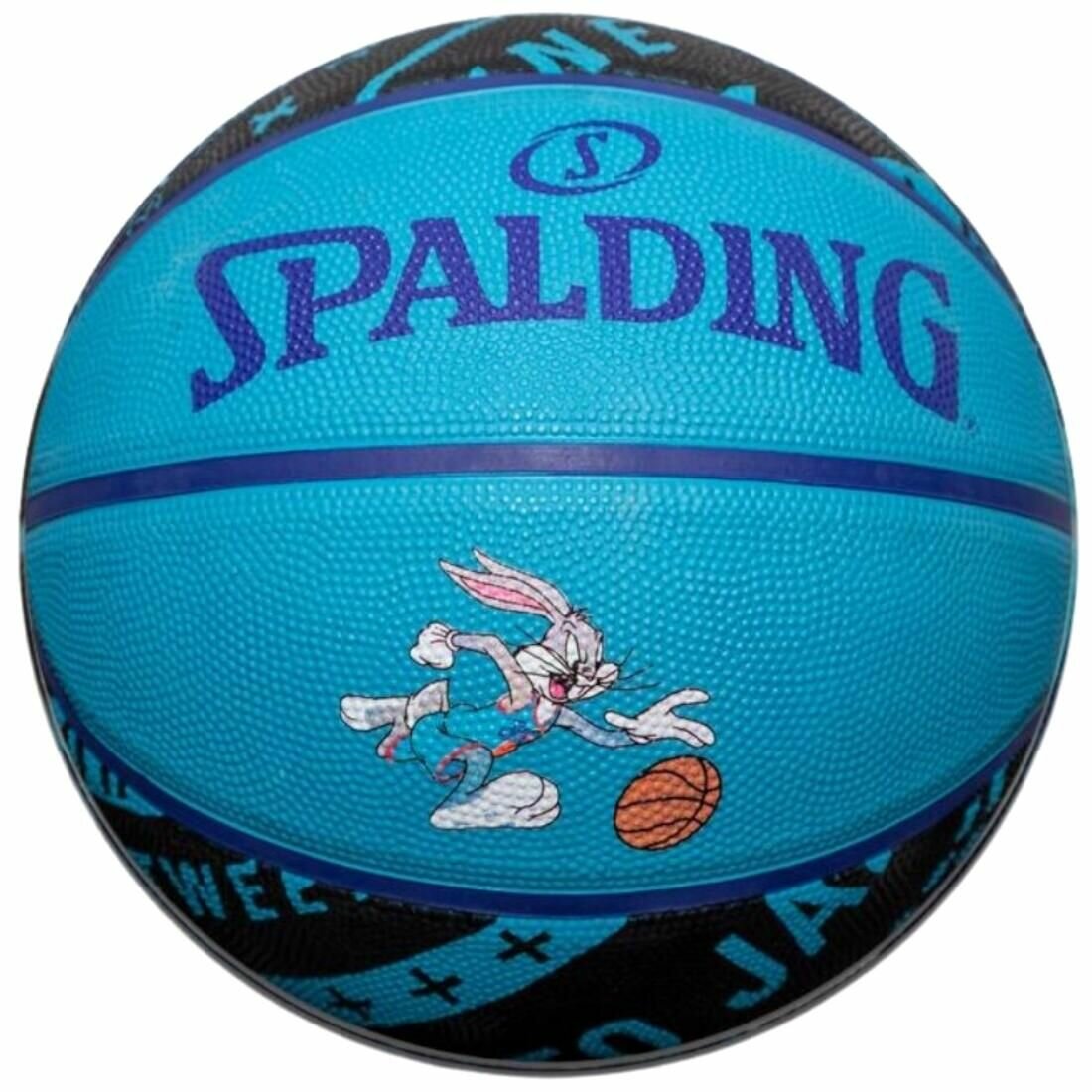 Spalding Space Jam Tune Squad Bugs Баскетбольный мяч Размер 7, Decathlon, Цвет: Синий, Размер: 7