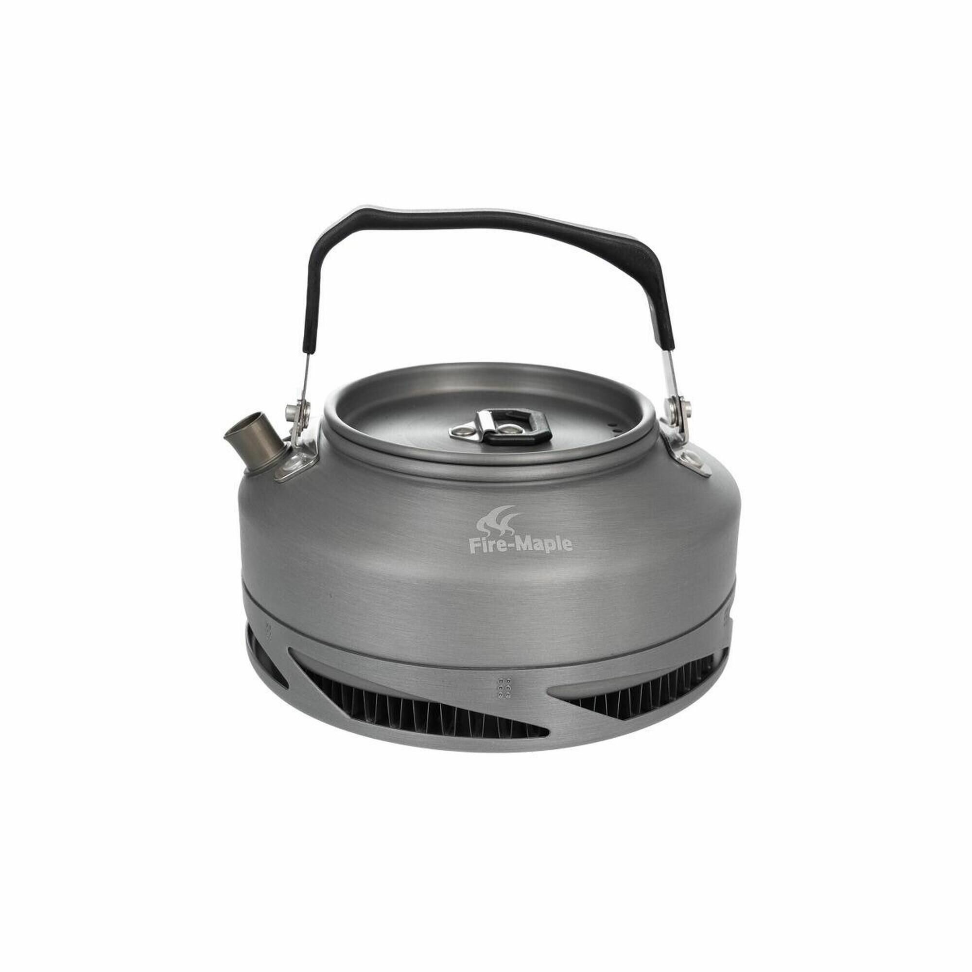 Чайник походный Decathlon FMC-XT1, сталь, клён, чёрный, 2000 г