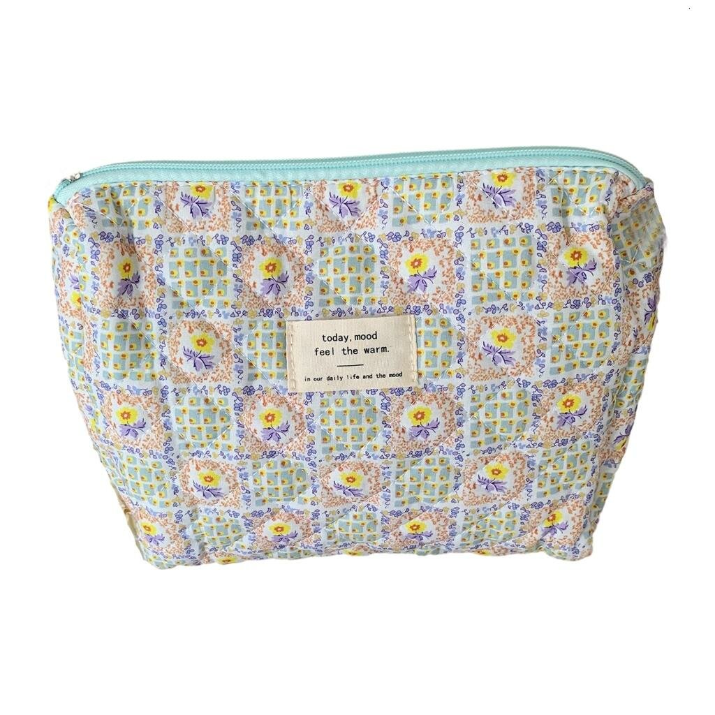 Детская сумка-органайзер для подгузников, зеленый цветочный