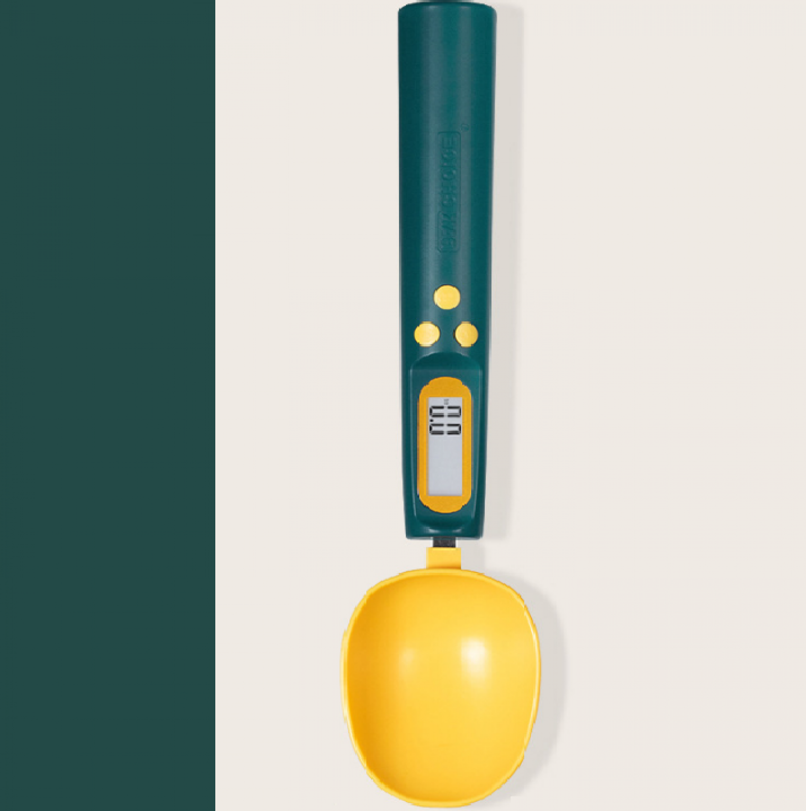 Мини электронные весы MyPads Y-226235 мерная ложка с цифровой шкалой ярко-зеленые с двумя размерами совков