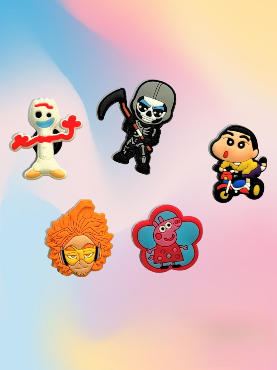 Джиббитсы для crocs, клипсы для обуви, набор аксессуаров 5 штук