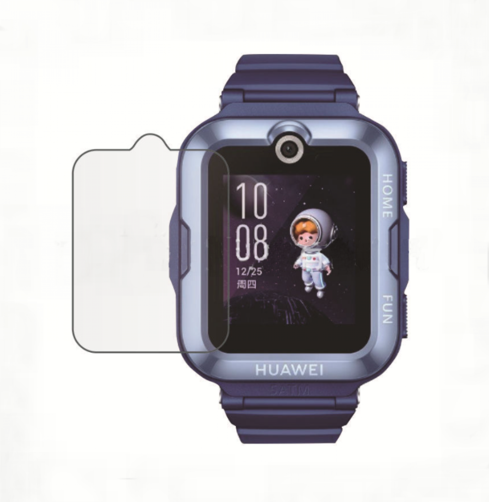 Защитная пленка MyPads Tape для умных часов HUAWEI WATCH KIDS 4 Pro глянцевая