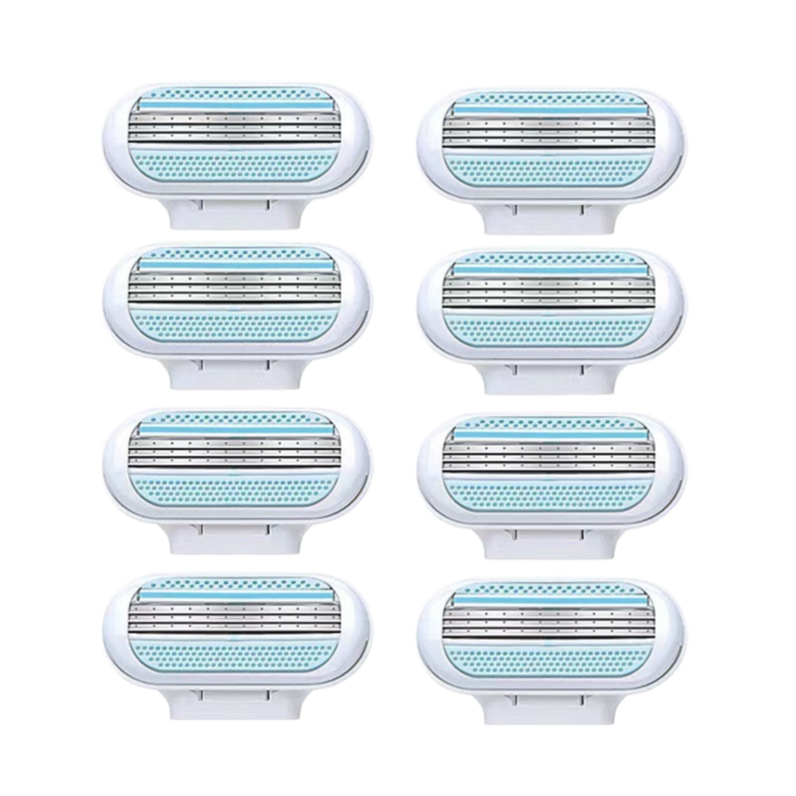 Заменяемые лезвия для бритв для женщин из нержавеющей стали (пакет 8 штук), совместимые с моделями Gillette Venus, Gillette Venus Swirl, Gillette Venus Breeze, Gillette Venus Embrace, Gillette Venus Swirl Flexiball, Gillette Venus Snap Embrace, Gillette