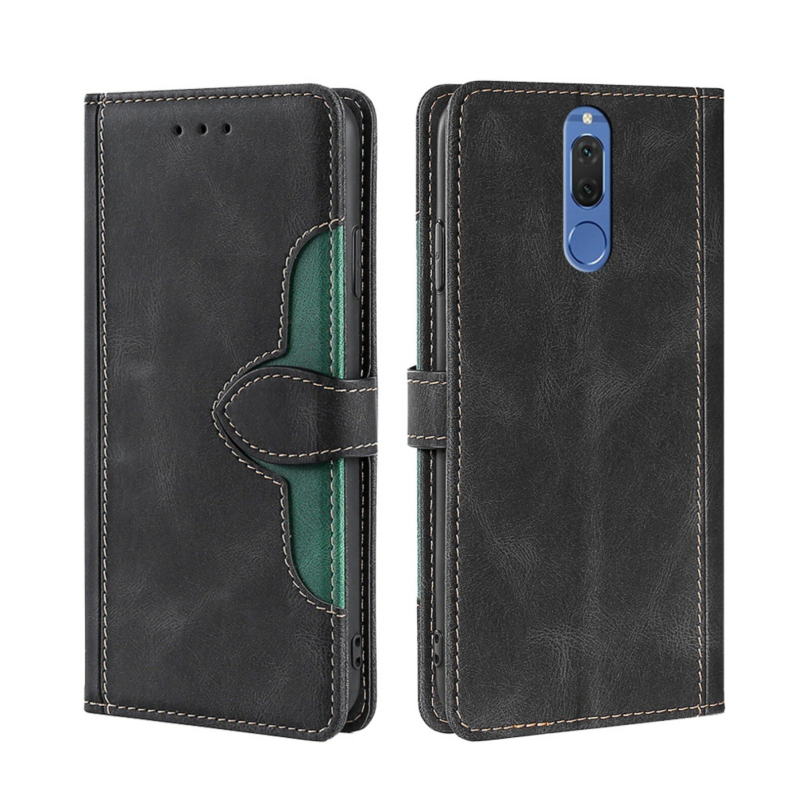 Чехол-книжка MyPads для Huawei Mate 10 Lite / Nova 2i с магнитной застежкой и узором
