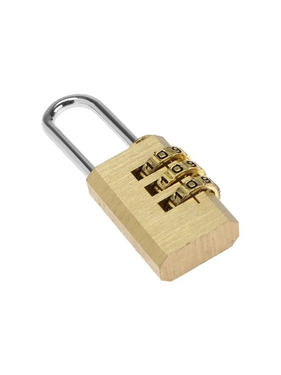 Надежный кодовый навесной замок для чемоданов и ящиков