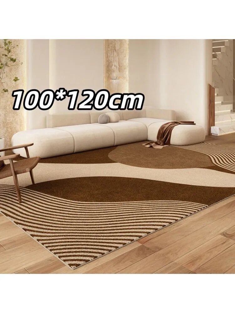 Коврик ковер из искусственного кашемира 120x100 см для гостиной