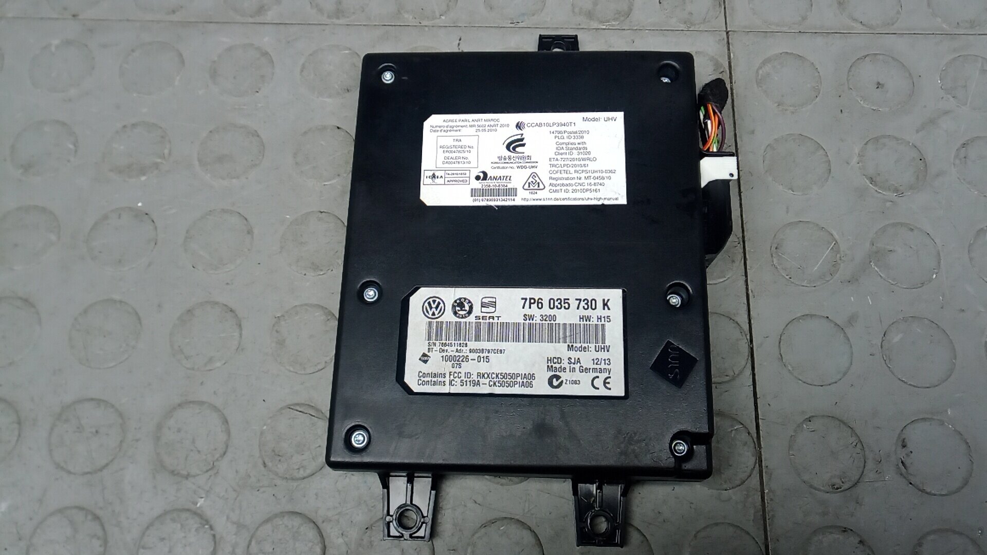 Блок управления Bluetooth SKODA RAPID