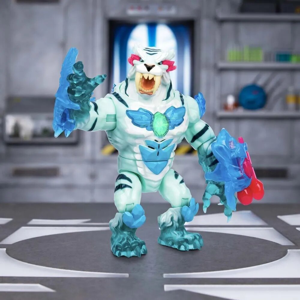 MrBeast Lab Cryo Lab Collector Figure Фигурка-сюрприз (Белый, синий) 10+ эксперимент create your beast — фото 1